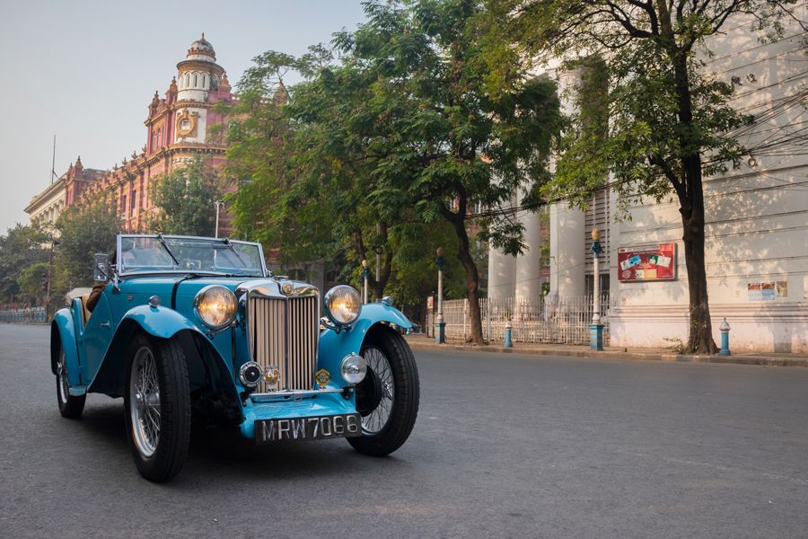 A beautifully restored 1948 MG TC