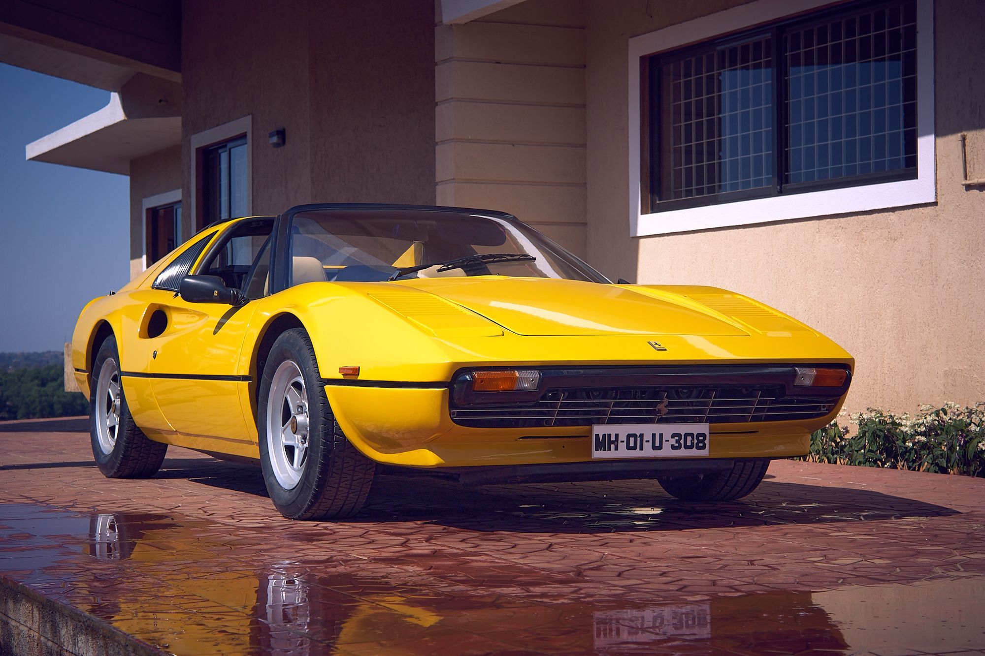 The Girl & A Yellow Ferrari
