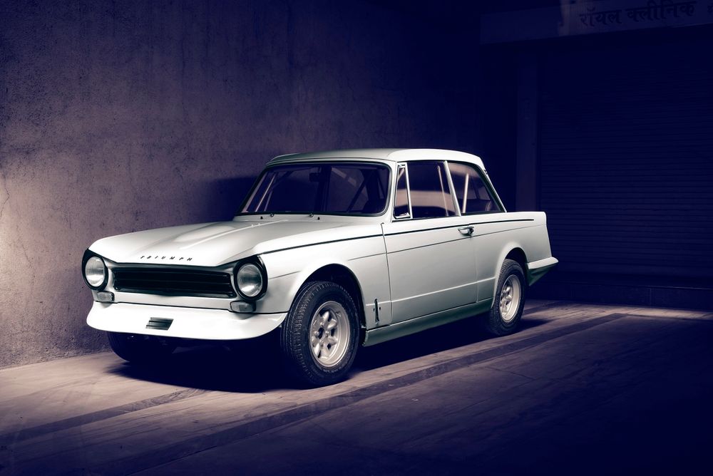 The Triumph Herald that won an International Rally